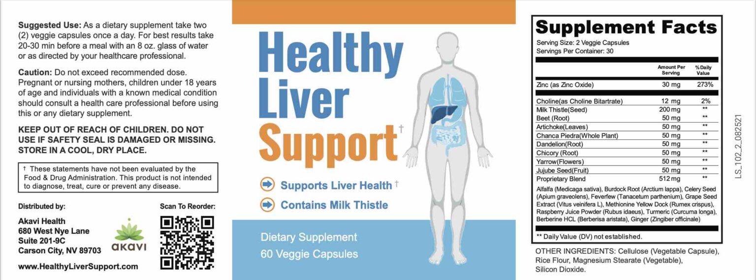 Healthy Liver Supplement Discount – Healthy Liver Support